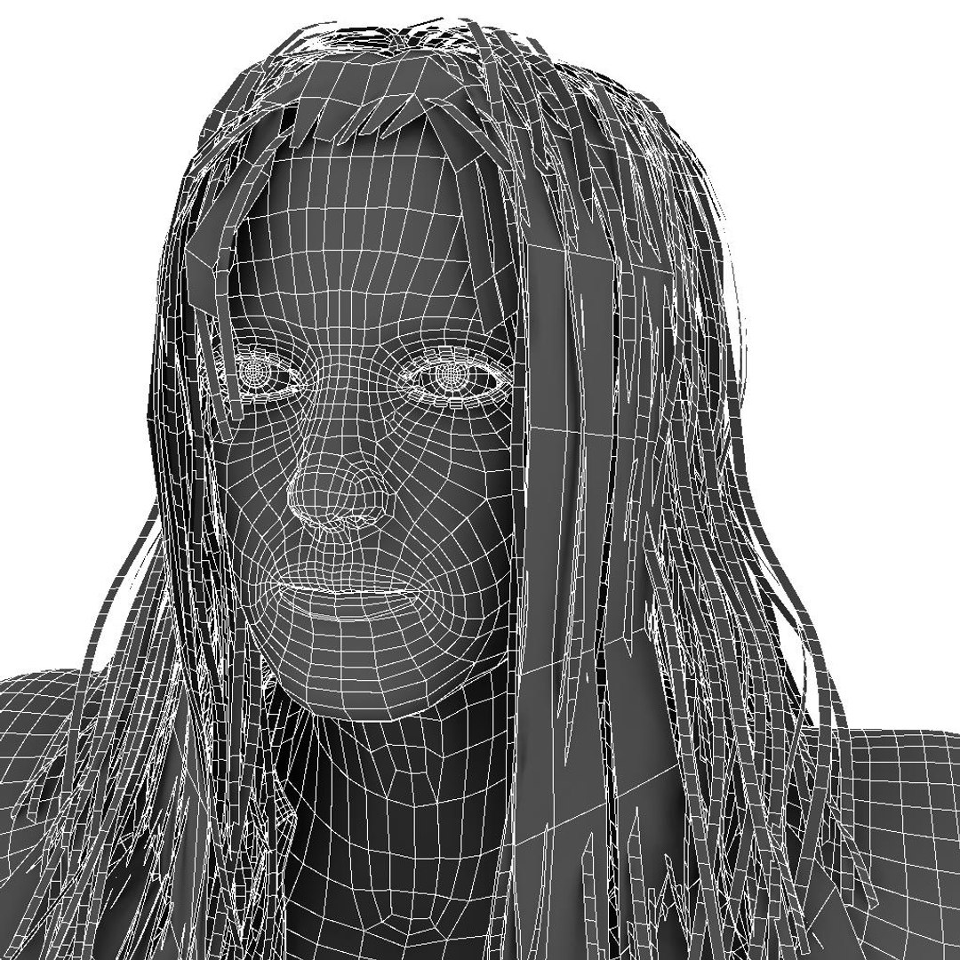 realistic corporate lady woman 3d model