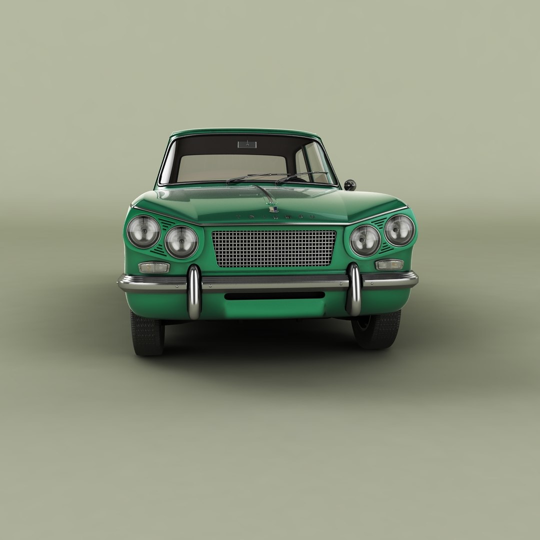 3D 1965 Triumph Vitesse Saloon Model - TurboSquid 1639733