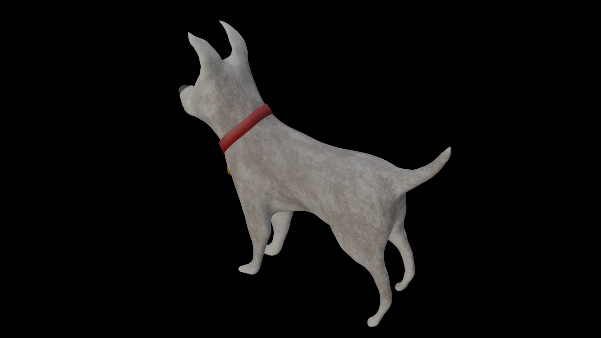 Free White Dog 3D Model - TurboSquid 1845760