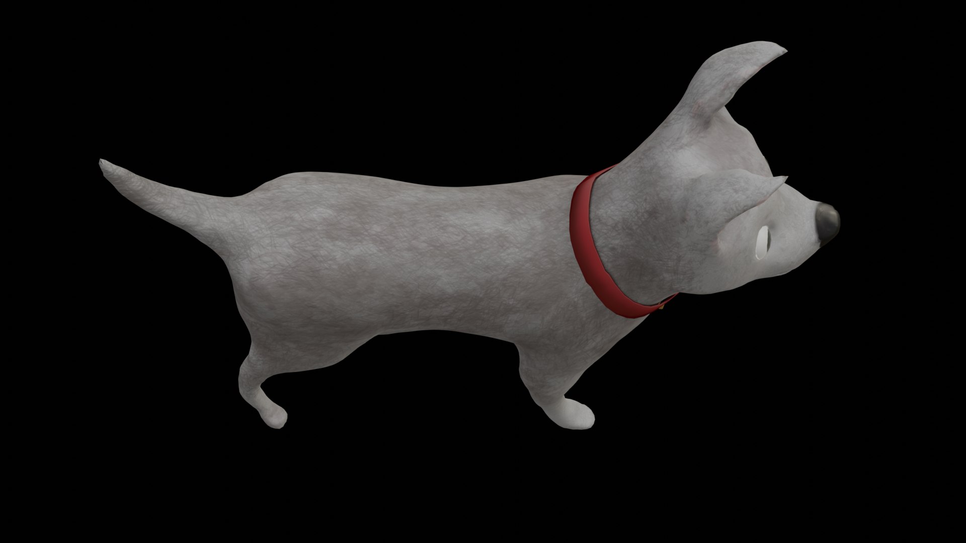 Free White Dog 3D Model - TurboSquid 1845760