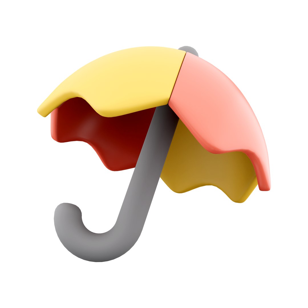3D Umbrella Icon Model - TurboSquid 2074163