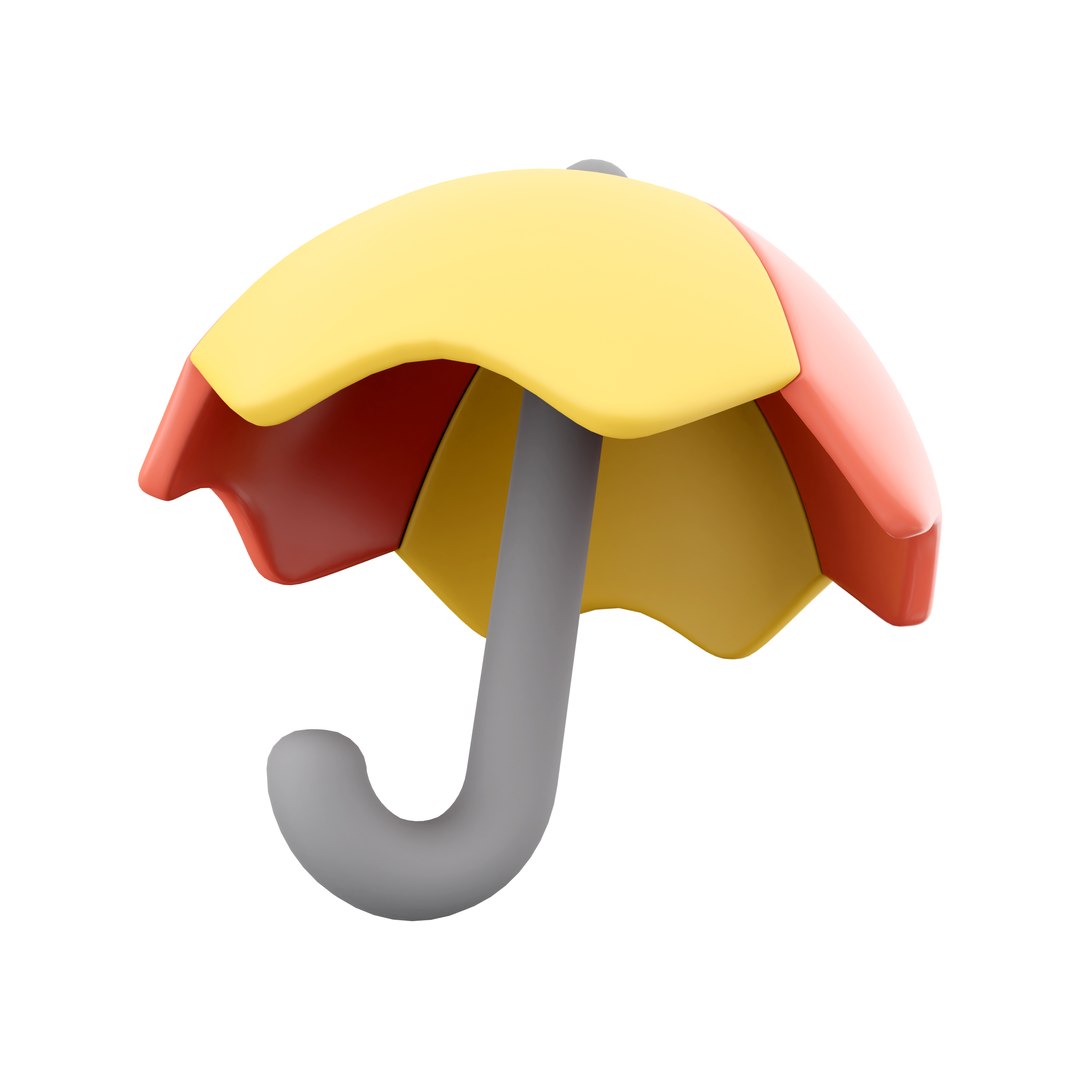 3D Umbrella Icon Model - TurboSquid 2074163