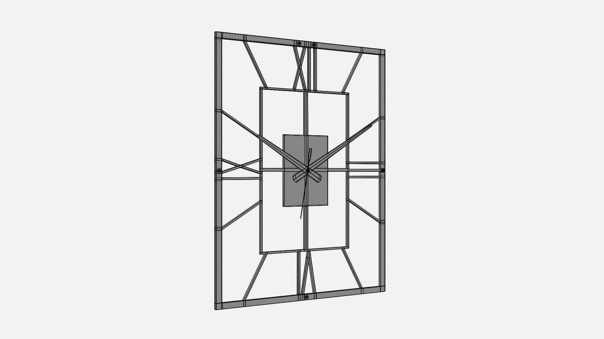 Modern Wall Clock04 3D Model - TurboSquid 2124041