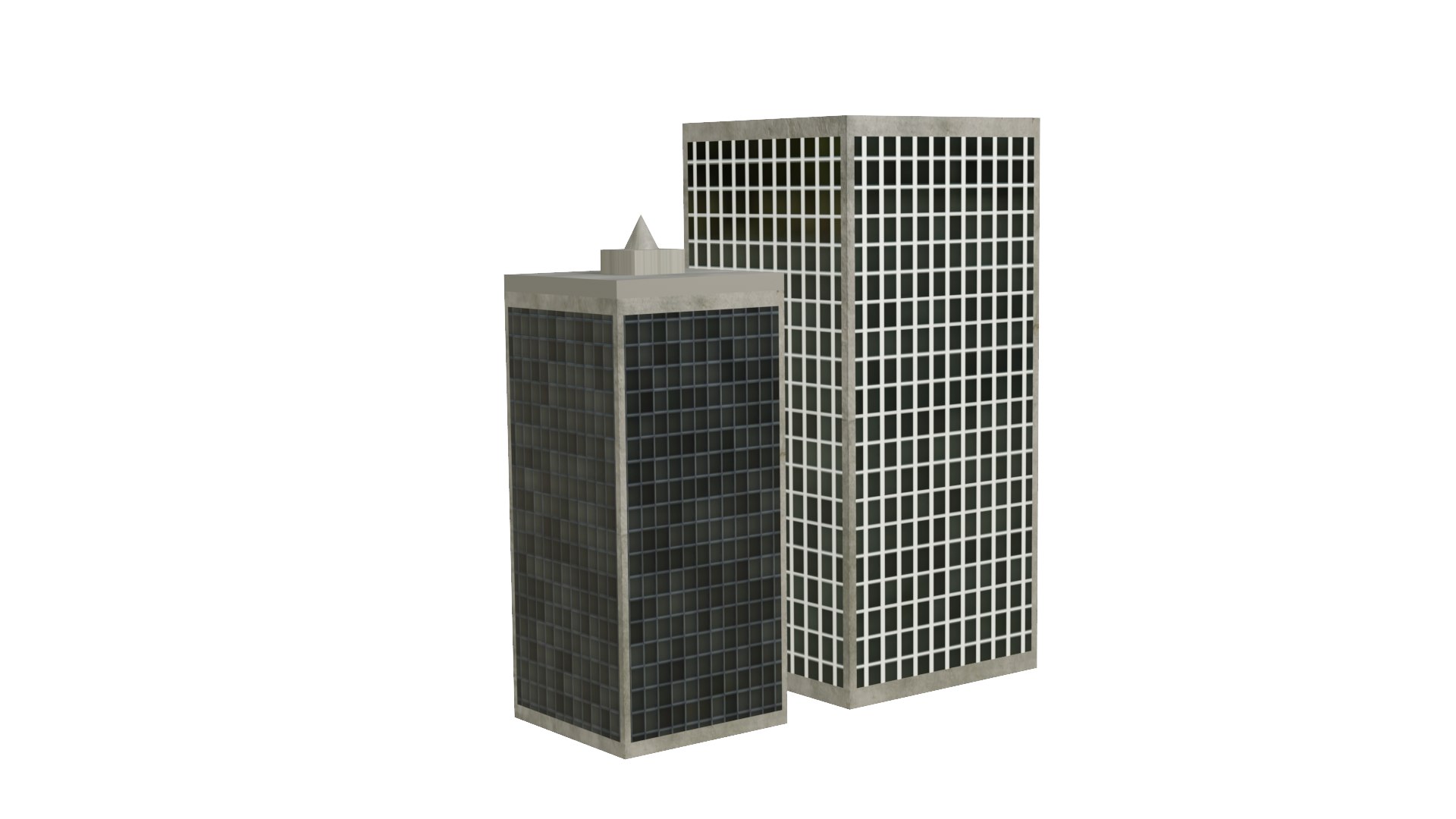 Glass Buildings 3D Model - TurboSquid 2120123