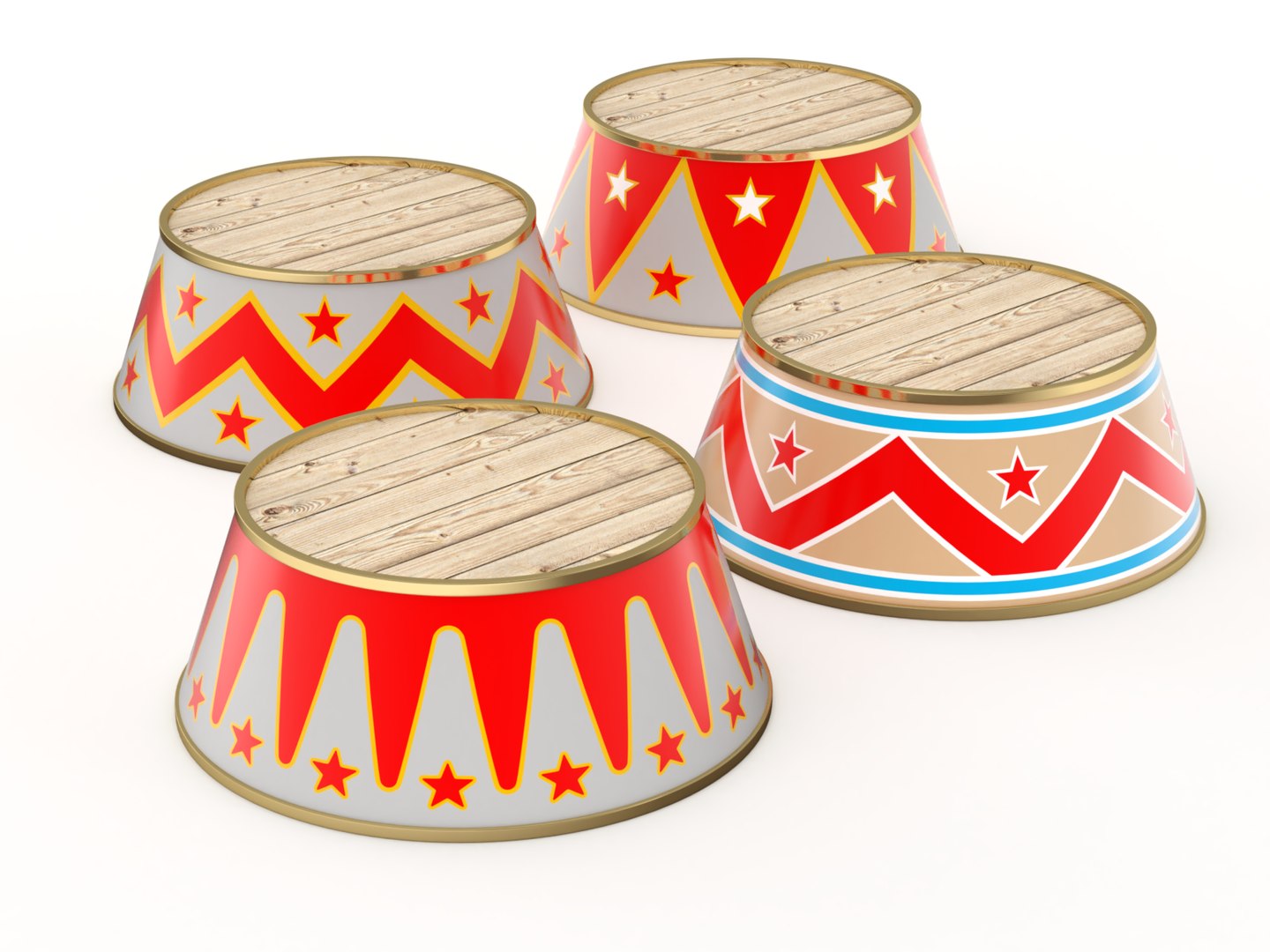 Circus Stand 3D Model - TurboSquid 1677978