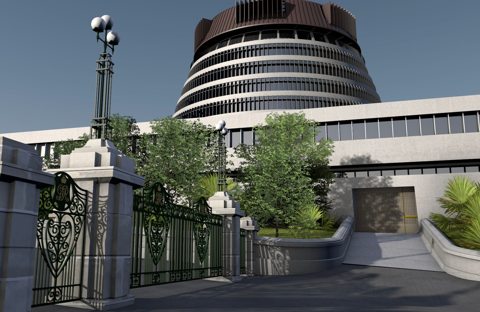 Beehive Building Model - TurboSquid 1394665