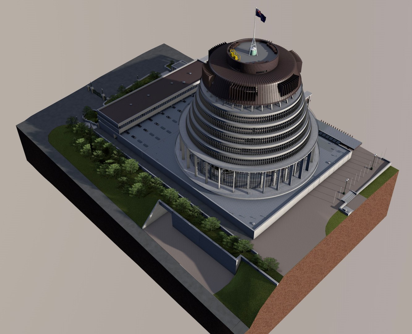 Beehive Building Model - TurboSquid 1394665