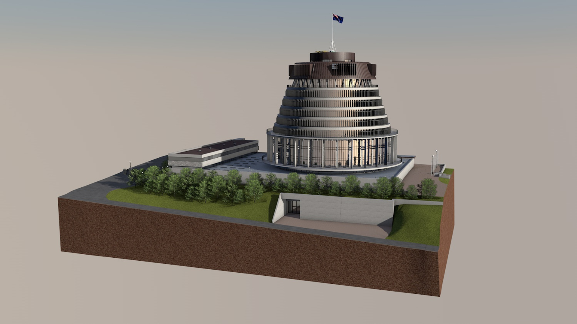 Beehive Building Model - TurboSquid 1394665
