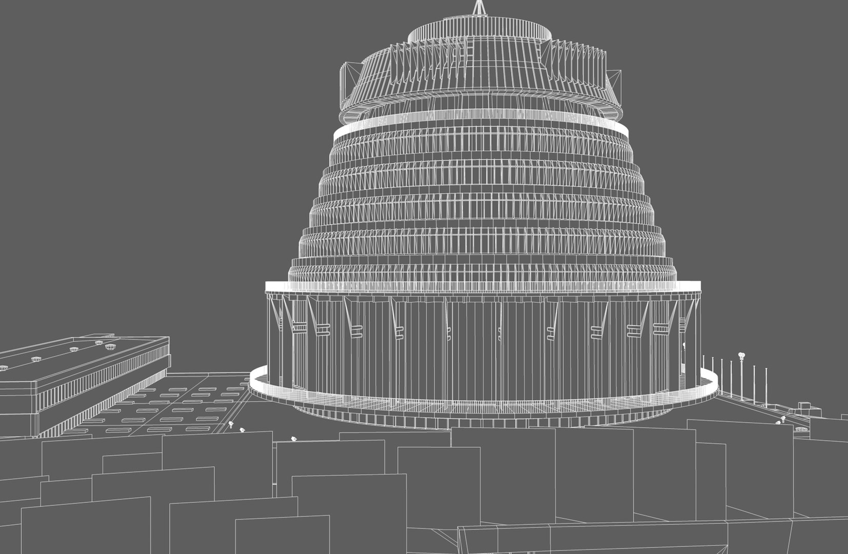 Beehive Building Model - TurboSquid 1394665