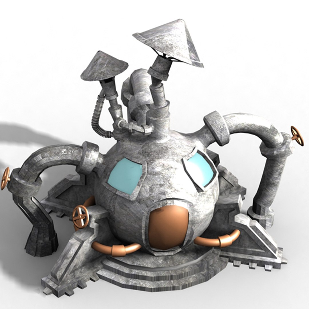 Fantastic Iron House 3D Model - TurboSquid 1397629