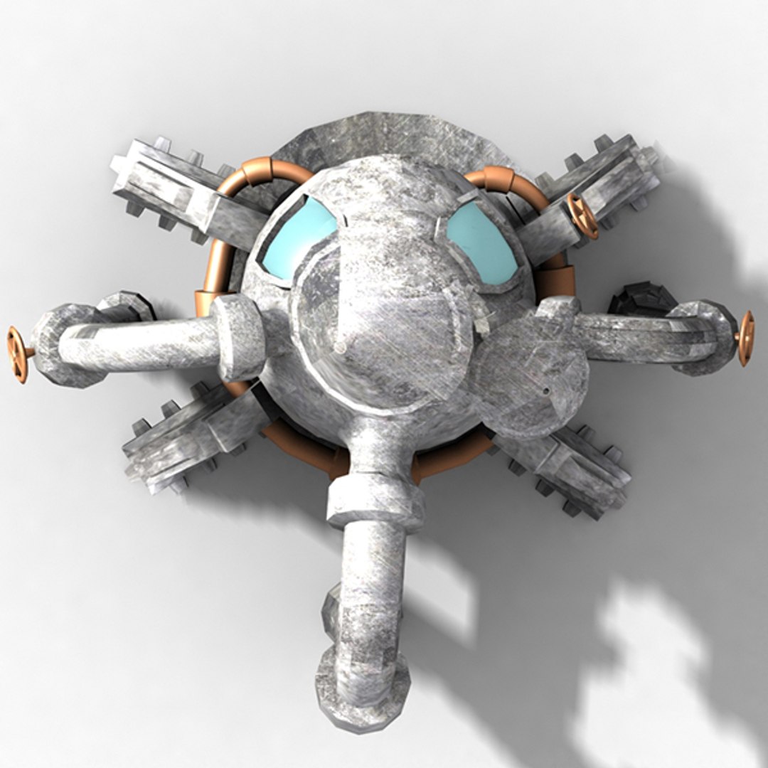 Fantastic Iron House 3D Model - TurboSquid 1397629