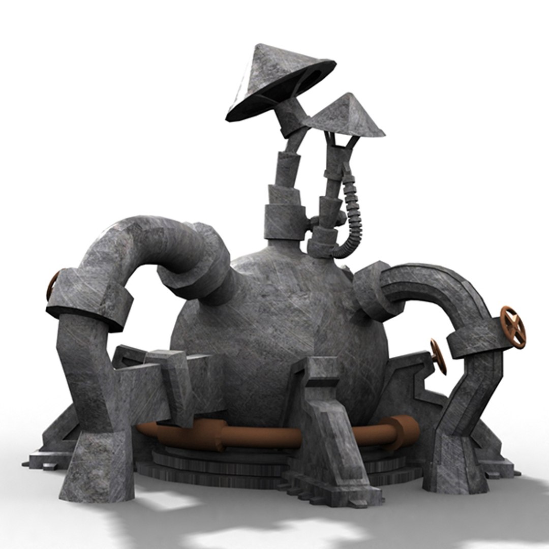 Fantastic Iron House 3D Model - TurboSquid 1397629