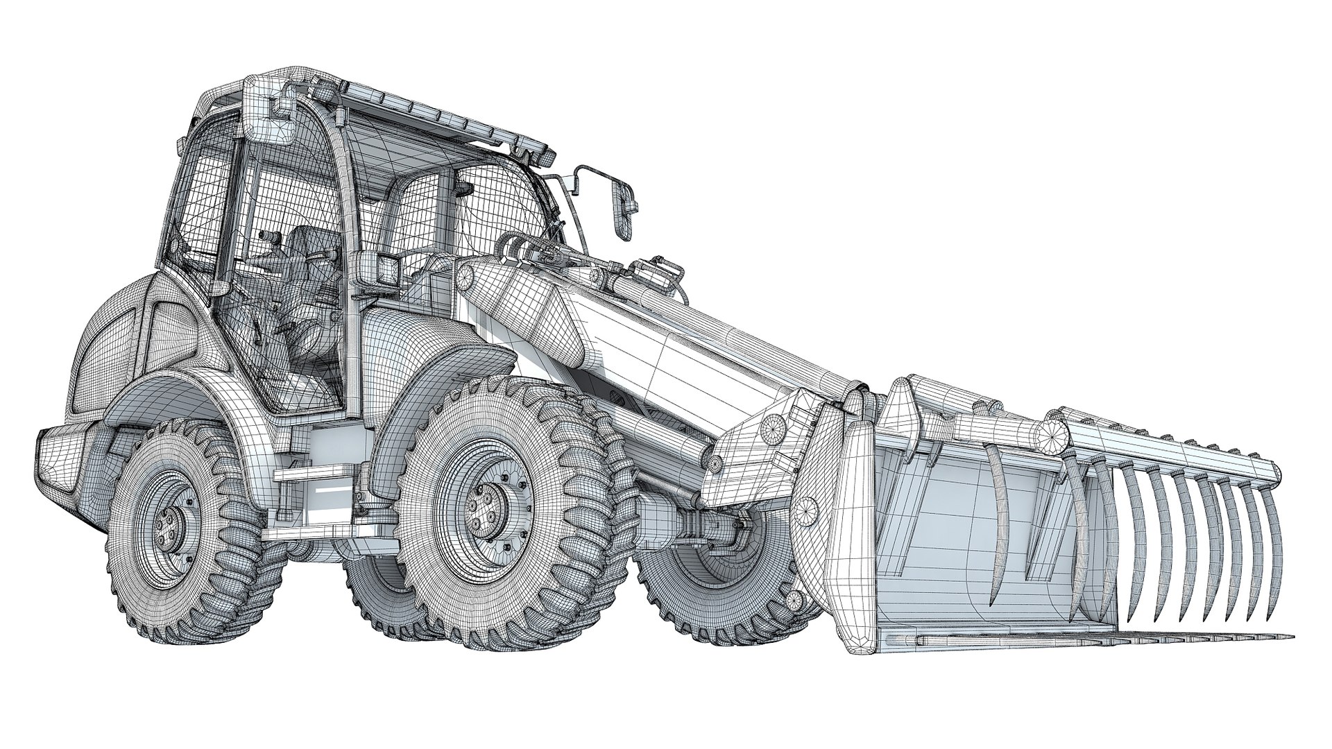 Wheel Loader 3D Model - TurboSquid 1677254