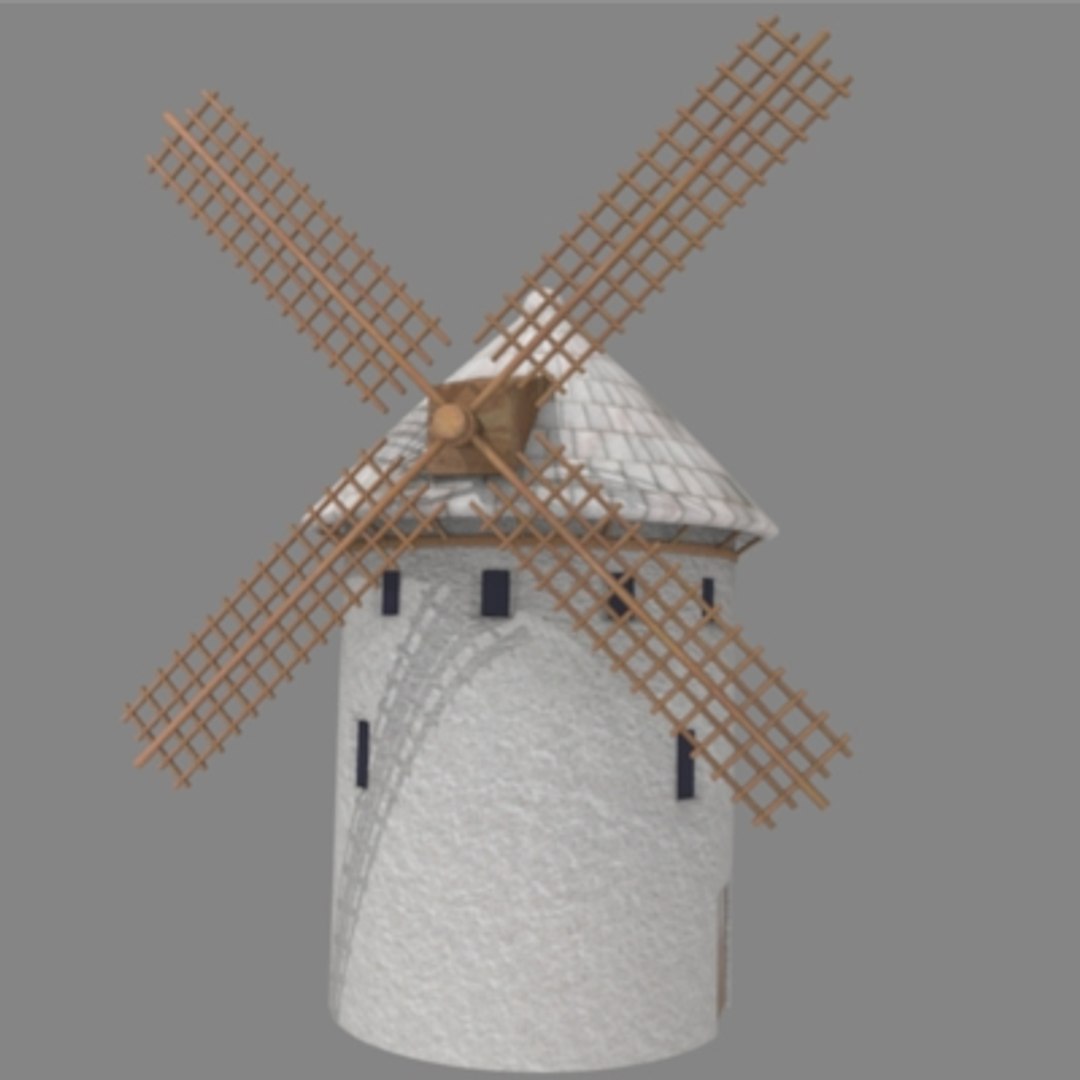 windmill 3d dxf
