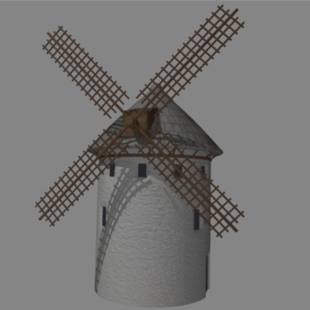 windmill 3d dxf