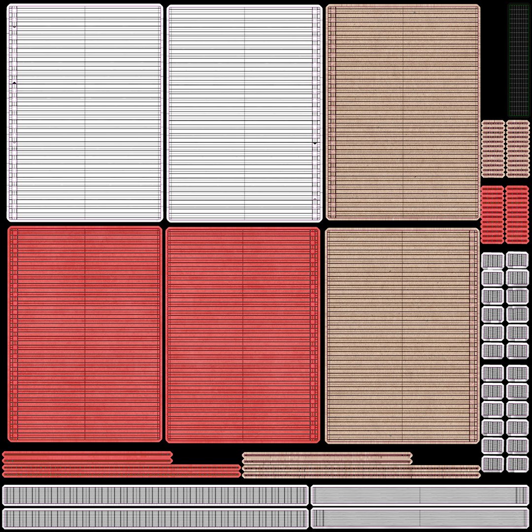 Realistic Open Notebook 2 3D Model - TurboSquid 1166387