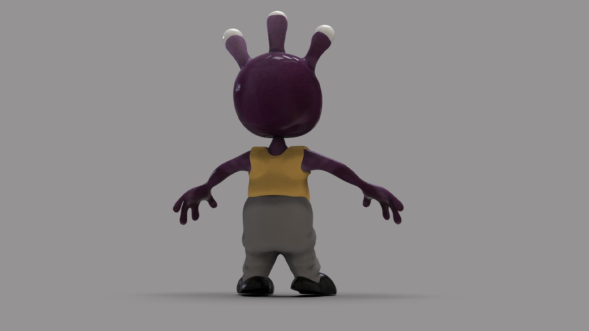 Alien Cartoon 3D - TurboSquid 2046747