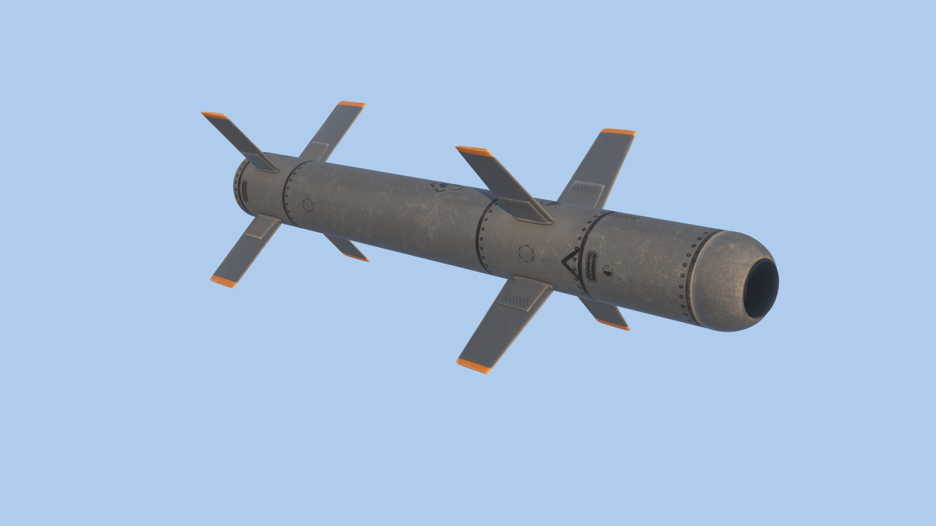 3D Generic Aircraft Missile 3d Model Model - TurboSquid 1960099