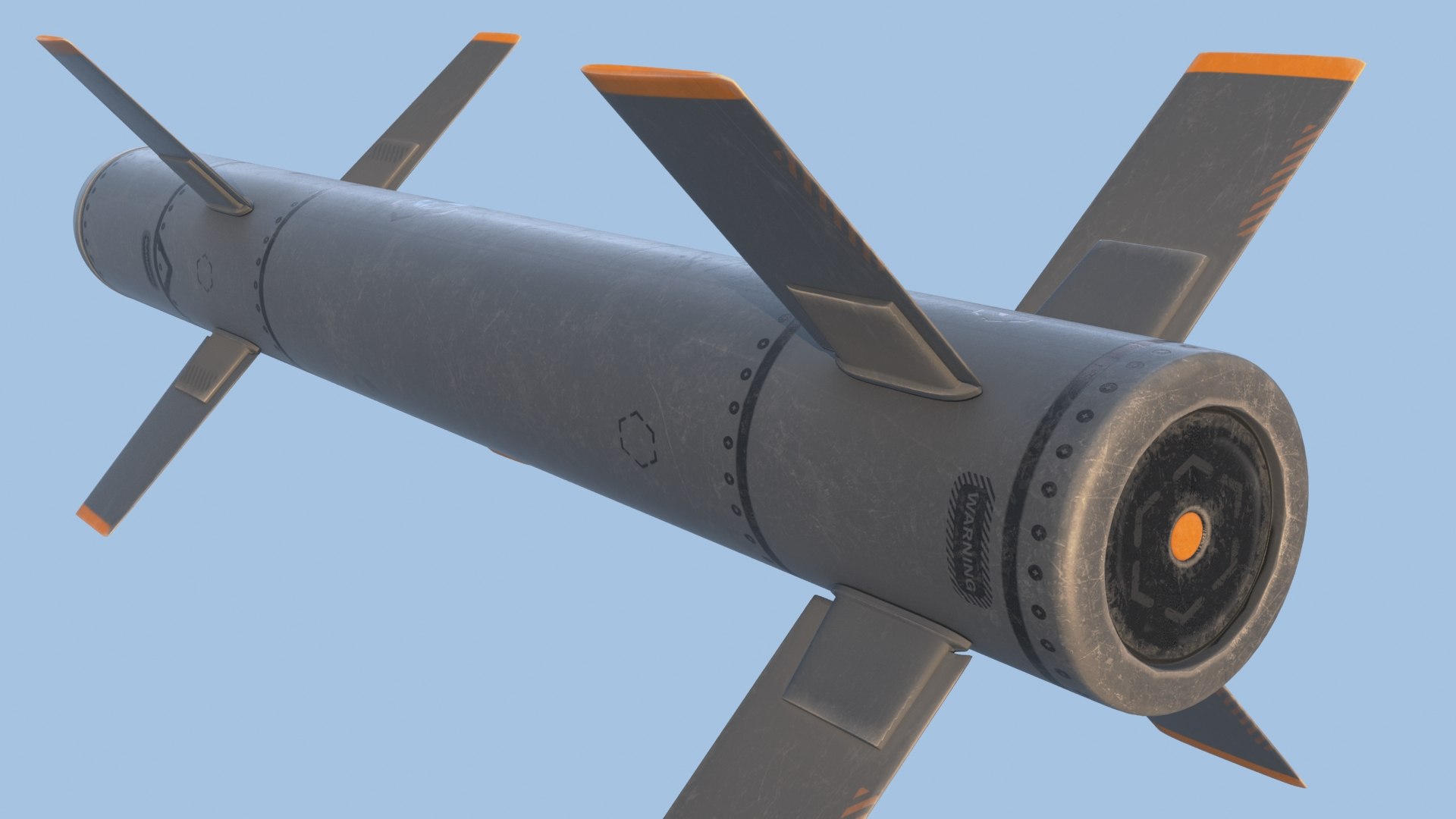 3D Generic Aircraft Missile 3d Model Model - TurboSquid 1960099
