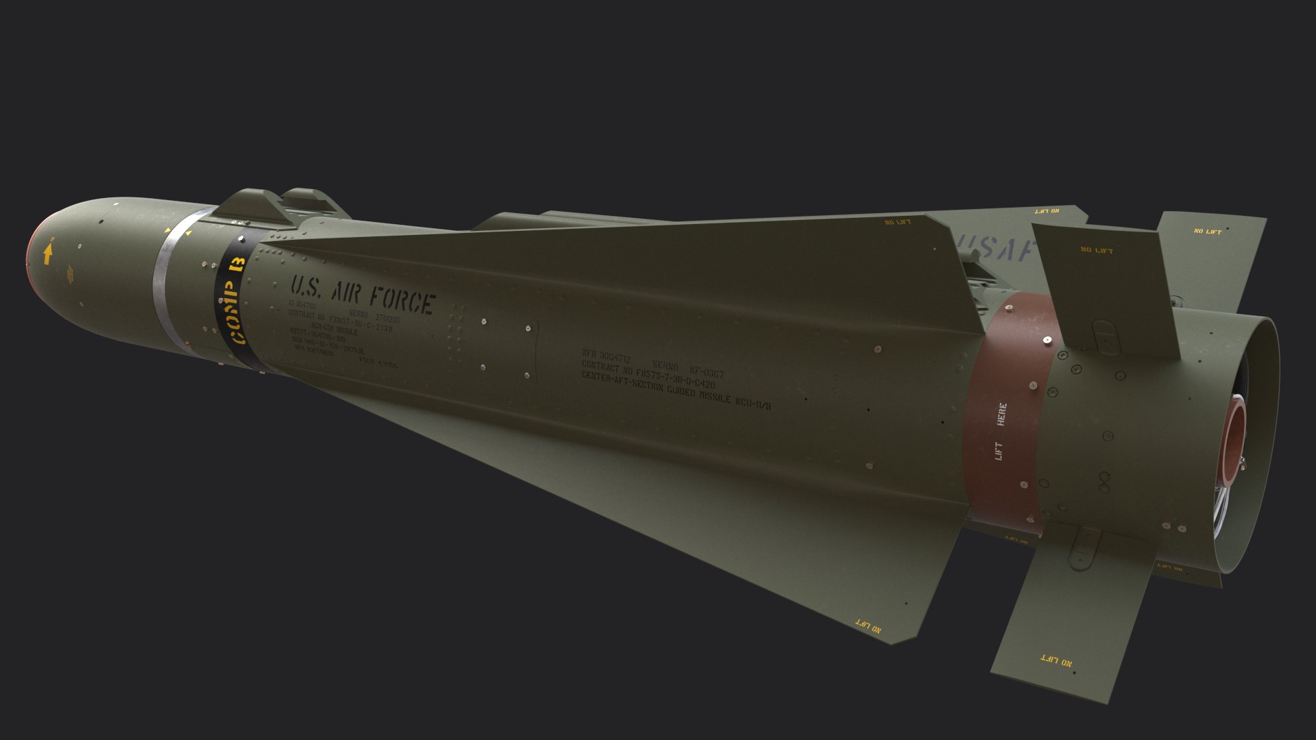 3D Agm-65 Maverick - TurboSquid 1578333