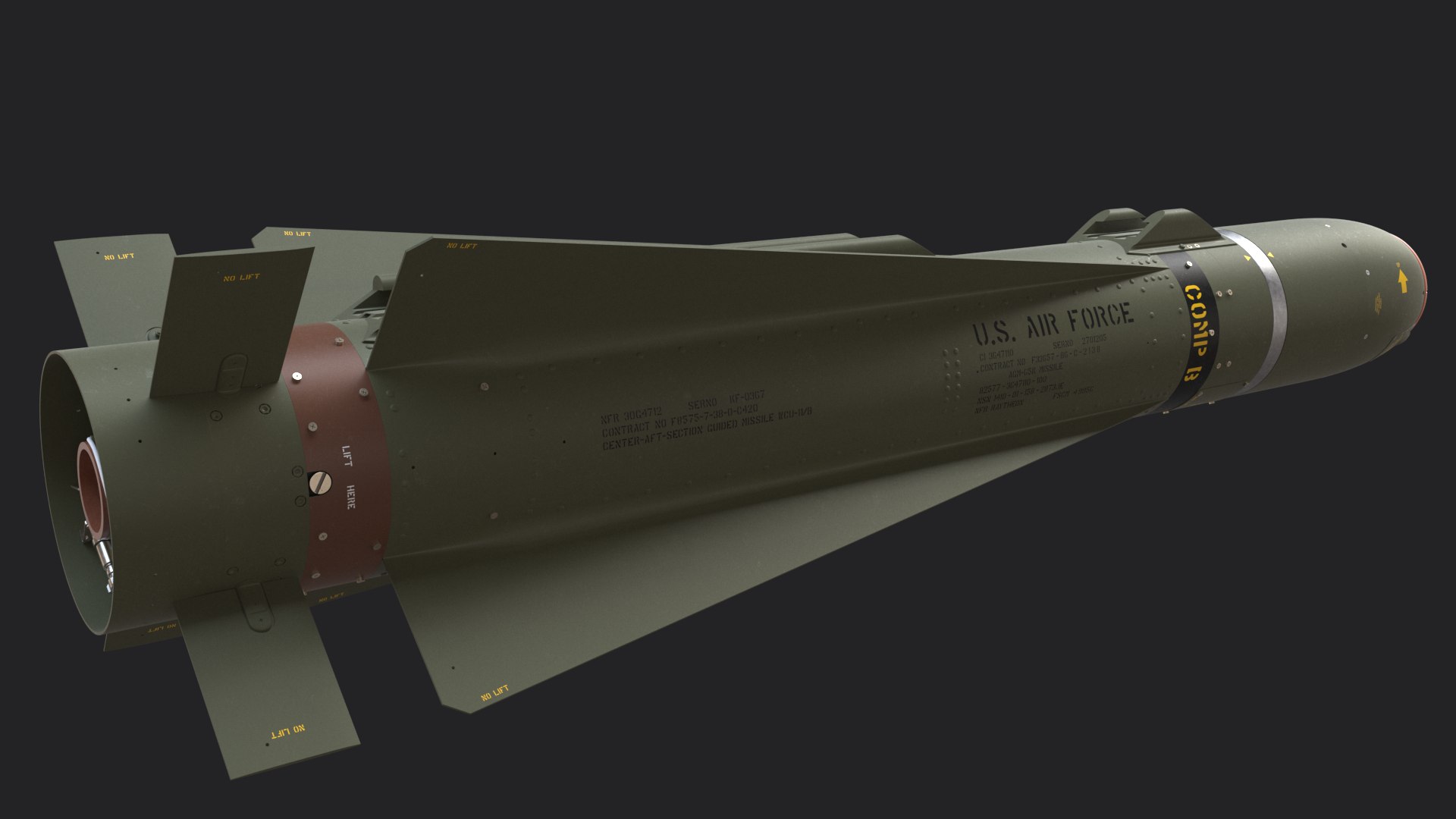3D Agm-65 Maverick - TurboSquid 1578333