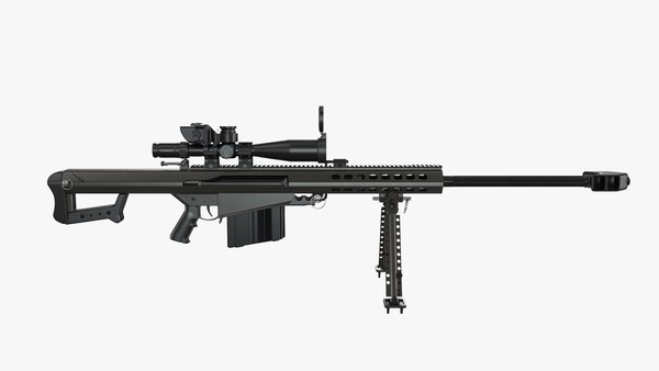 3D sniper rifle barrett m82 - TurboSquid 1535136
