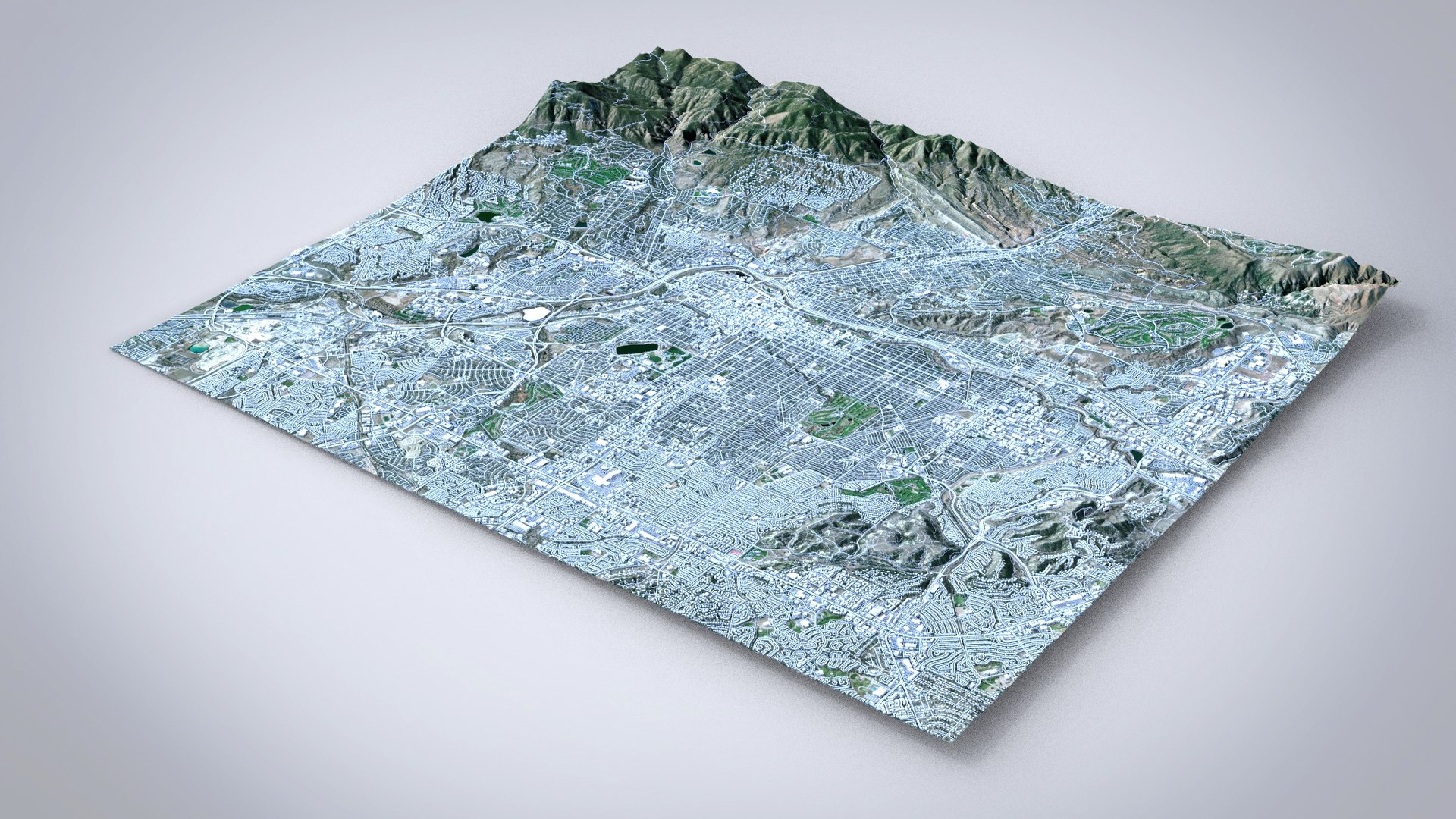 Cityscape Colorado Springs USA 3D Model - TurboSquid 1812207