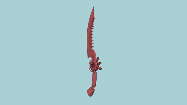 SciFi Dagger A05 Black Yellow - Sci Fi Weapon Design 3D - TurboSquid ...