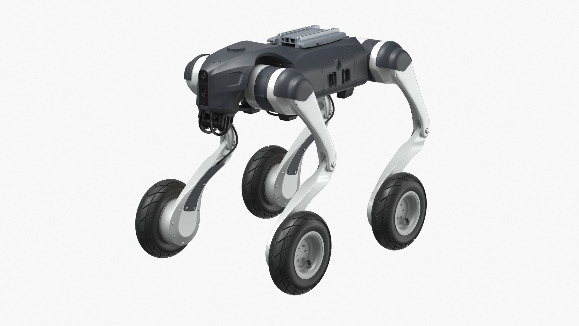 3D Mobile Security Robot With Wheels Rigged For Maya Model - TurboSquid ...