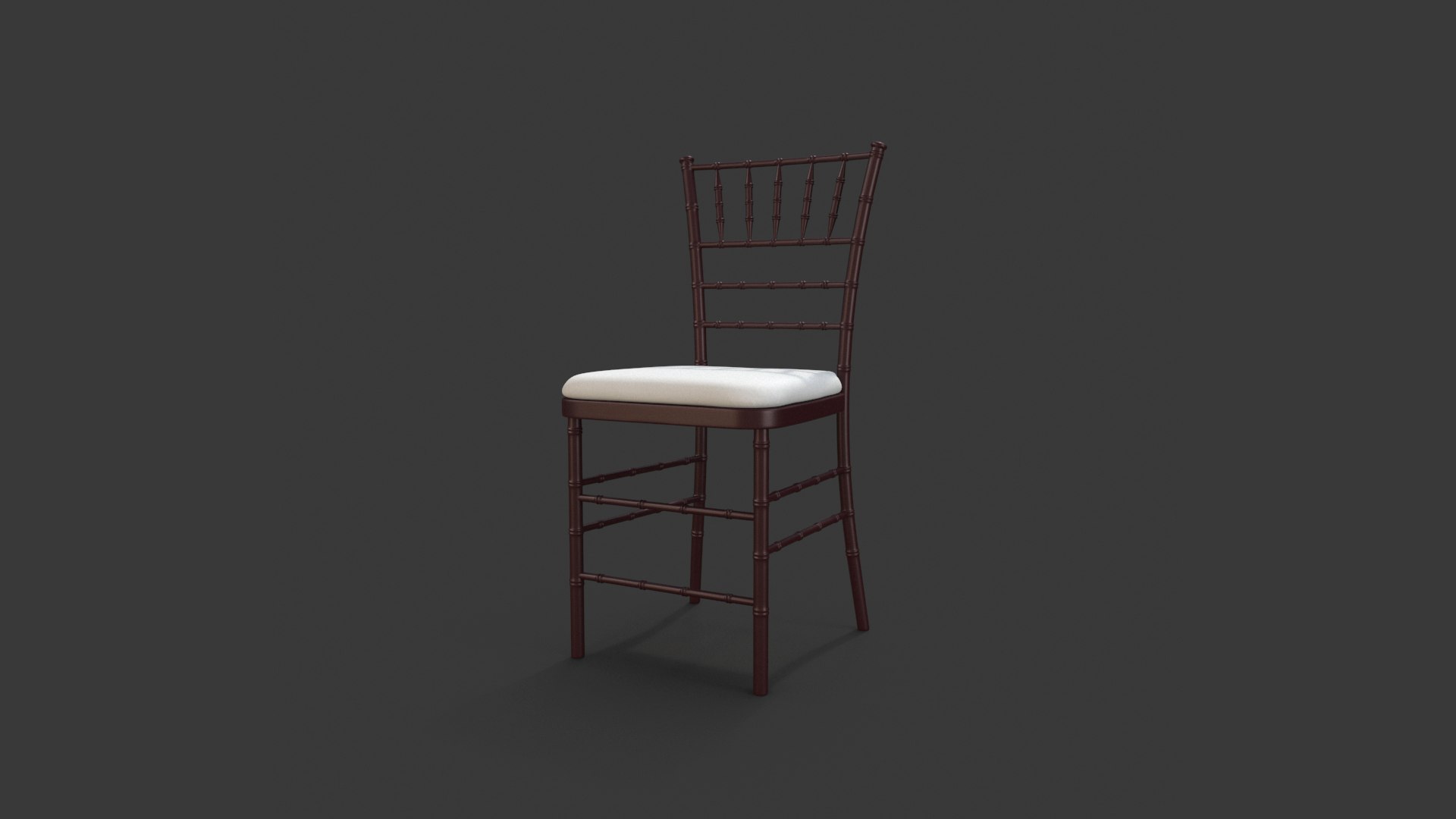 3D Event Chiavari Chairs Mahogany model - TurboSquid 1974795