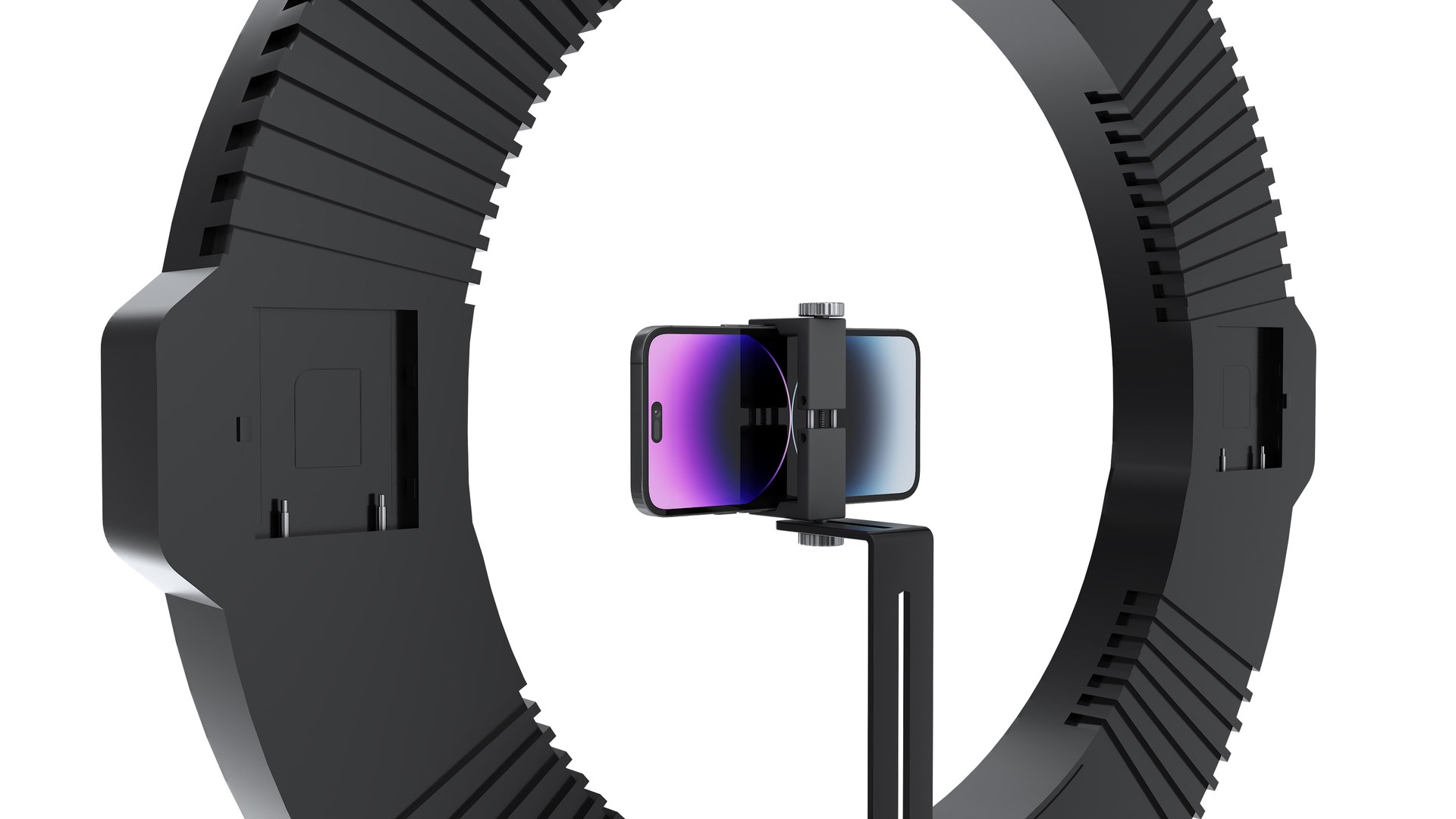 3D Ring Light And 360 Photo Booth - TurboSquid 2331036