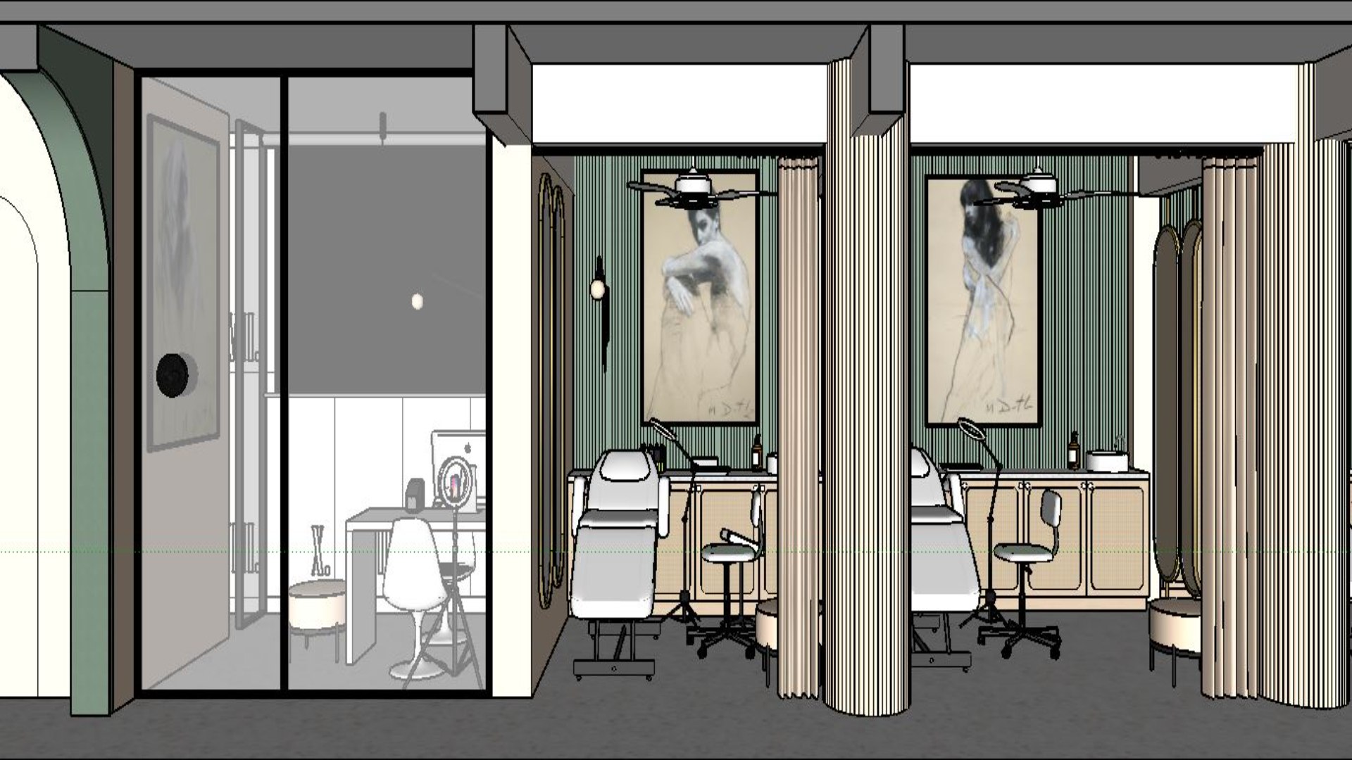 Tattoo Studio 3D Model - TurboSquid 2135502