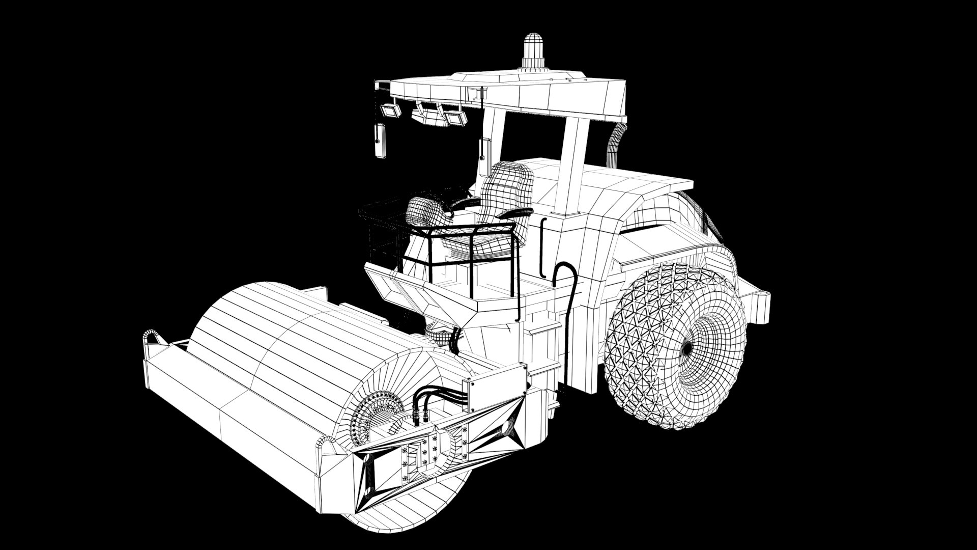 Steamroller 3D Model - TurboSquid 1978083