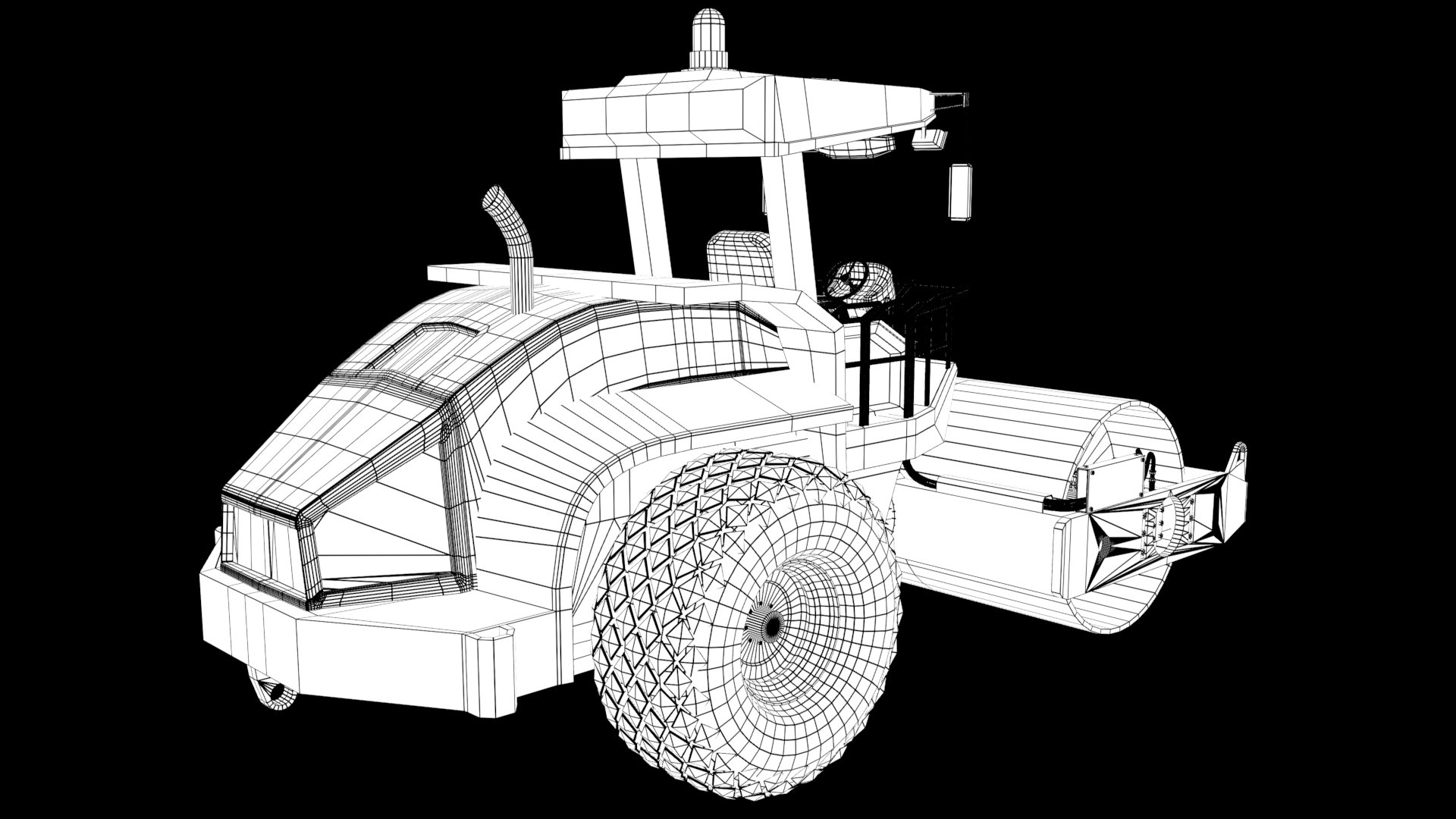 Steamroller 3D Model - TurboSquid 1978083