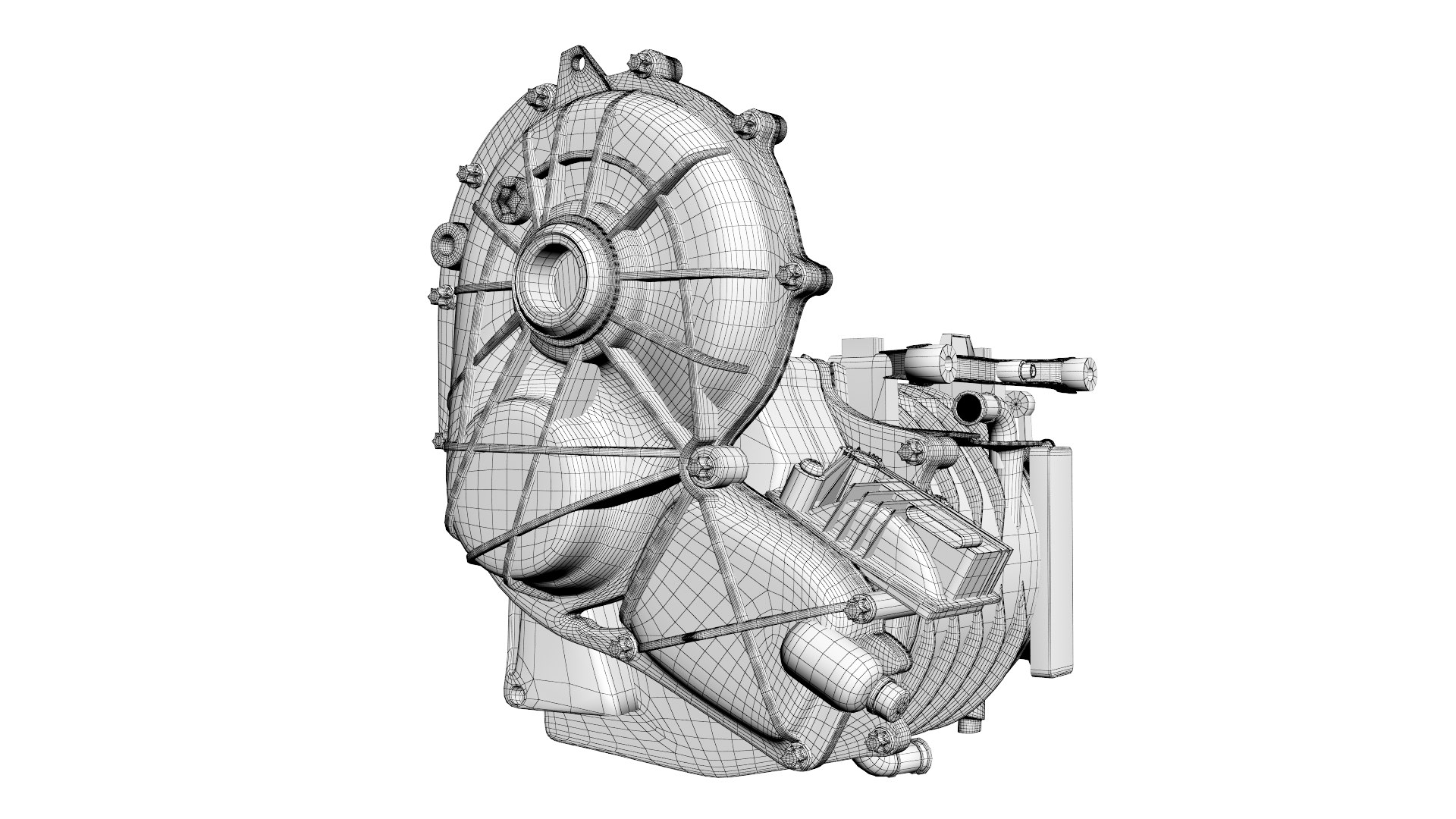 3D Engine Electric Model - TurboSquid 1687054