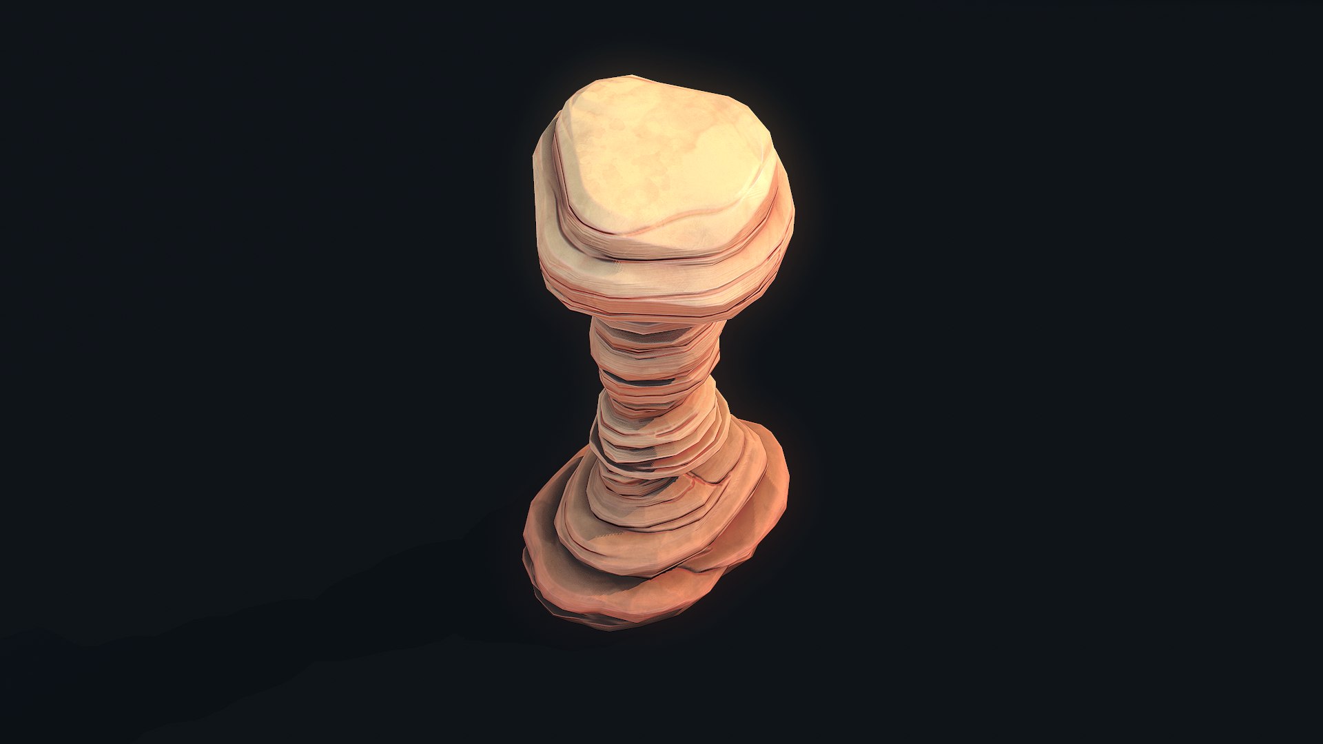 Stylized Desert Rock 2 3D Model - TurboSquid 2134686
