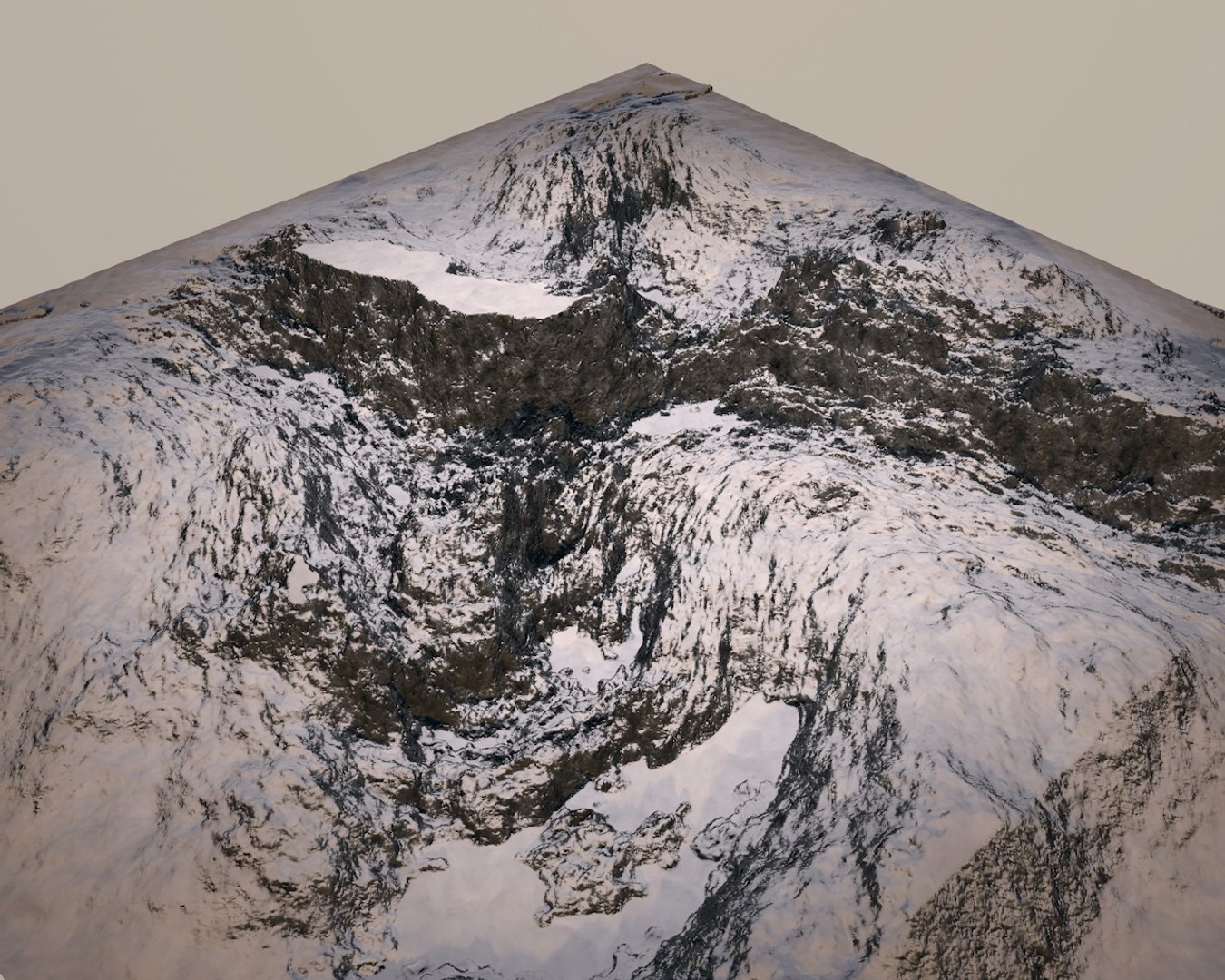 Mountain Realist Montagnes 3d Model