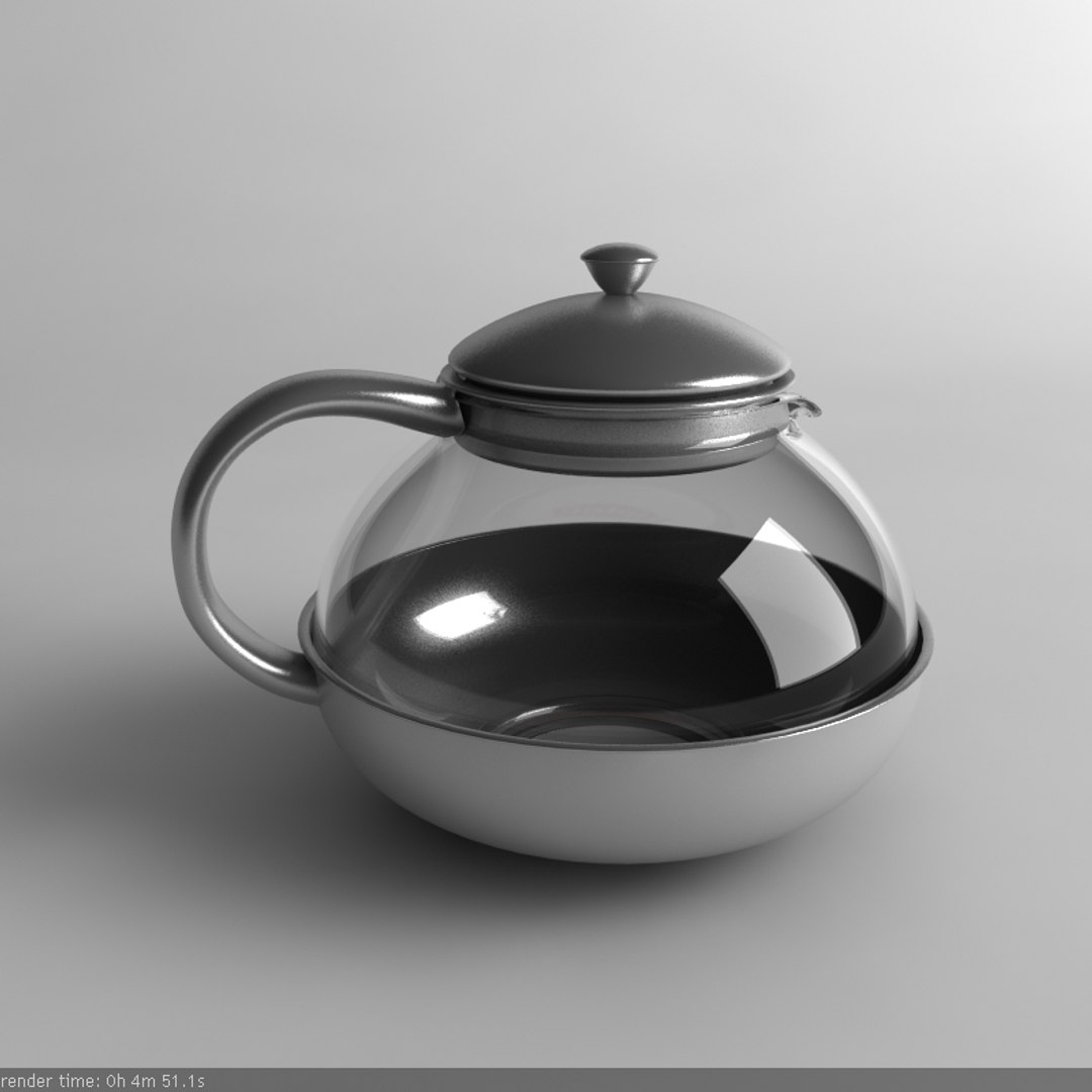 3d Model Tea Set
