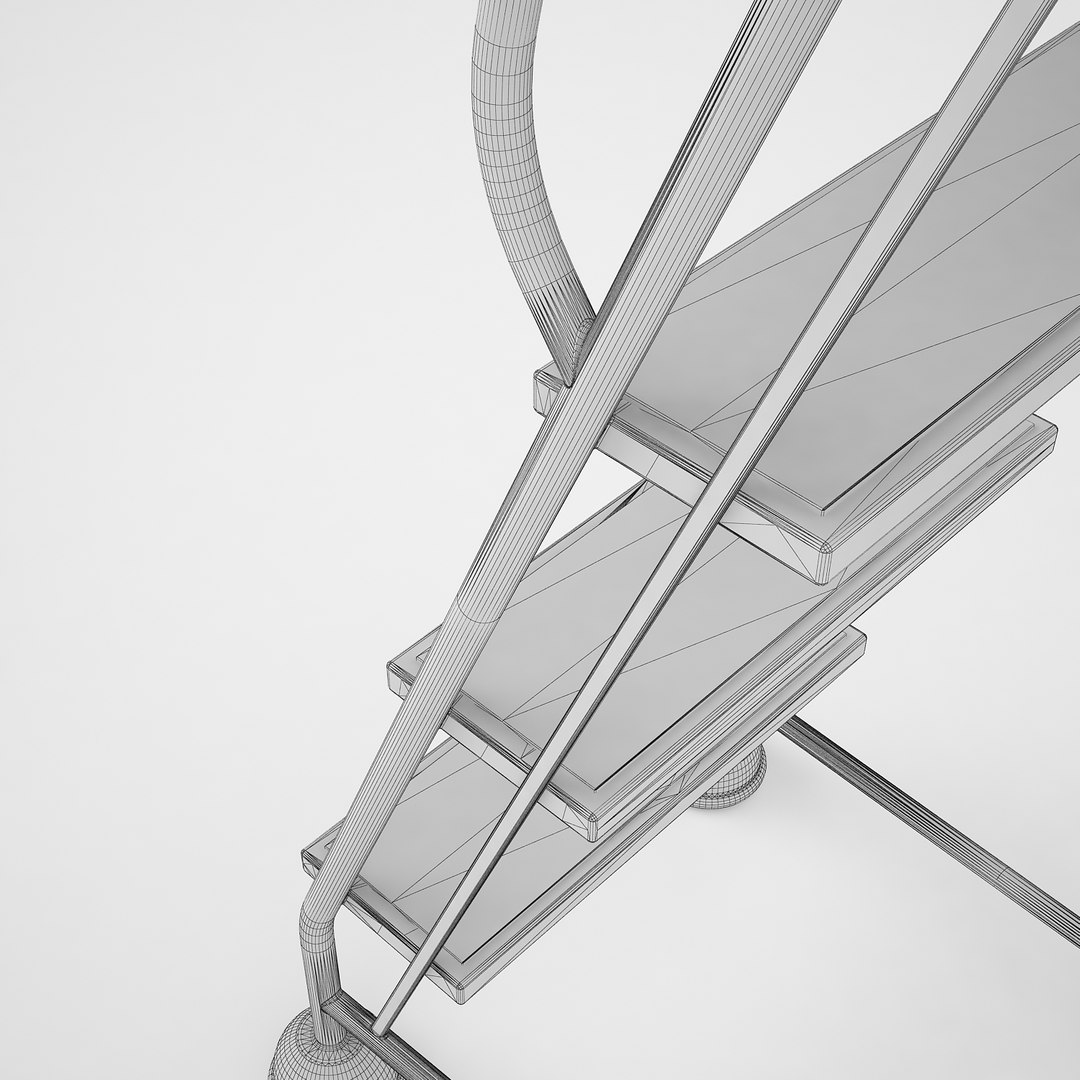 3d 4 Tread Step Model