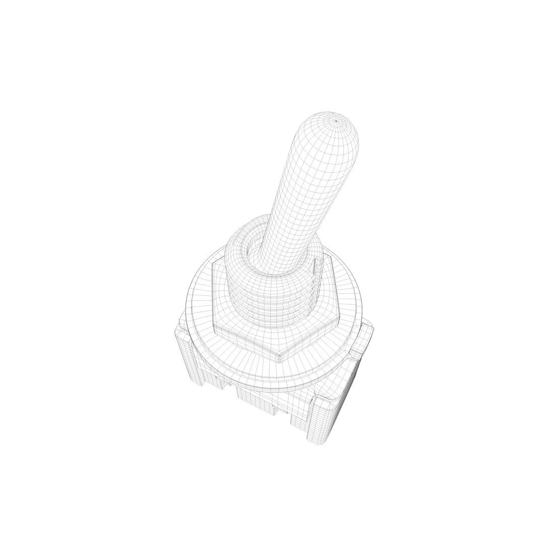 3D Model Toggle Switch - TurboSquid 1740016