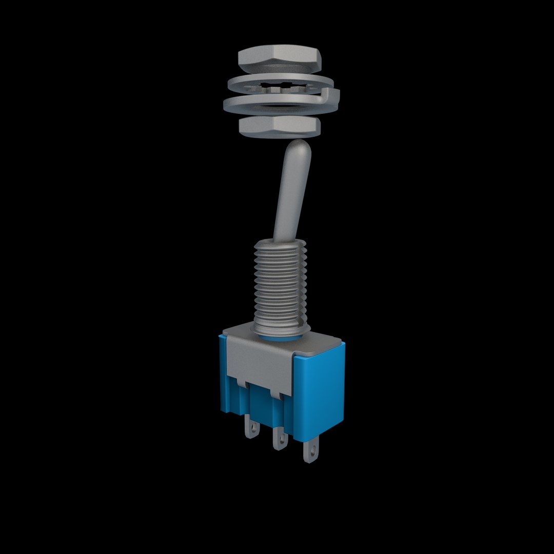 3D Model Toggle Switch - TurboSquid 1740016