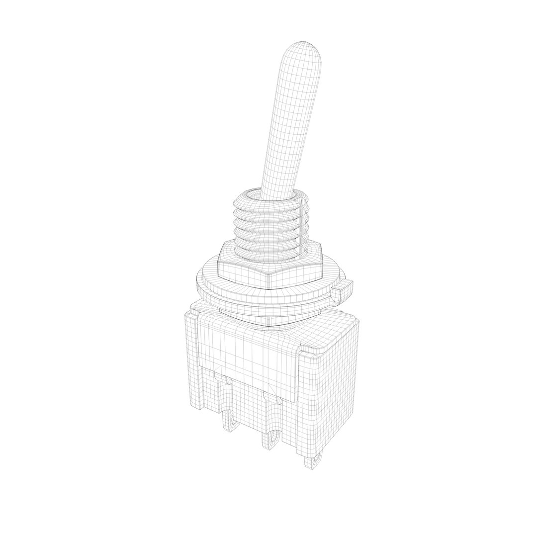 3D Model Toggle Switch - TurboSquid 1740016