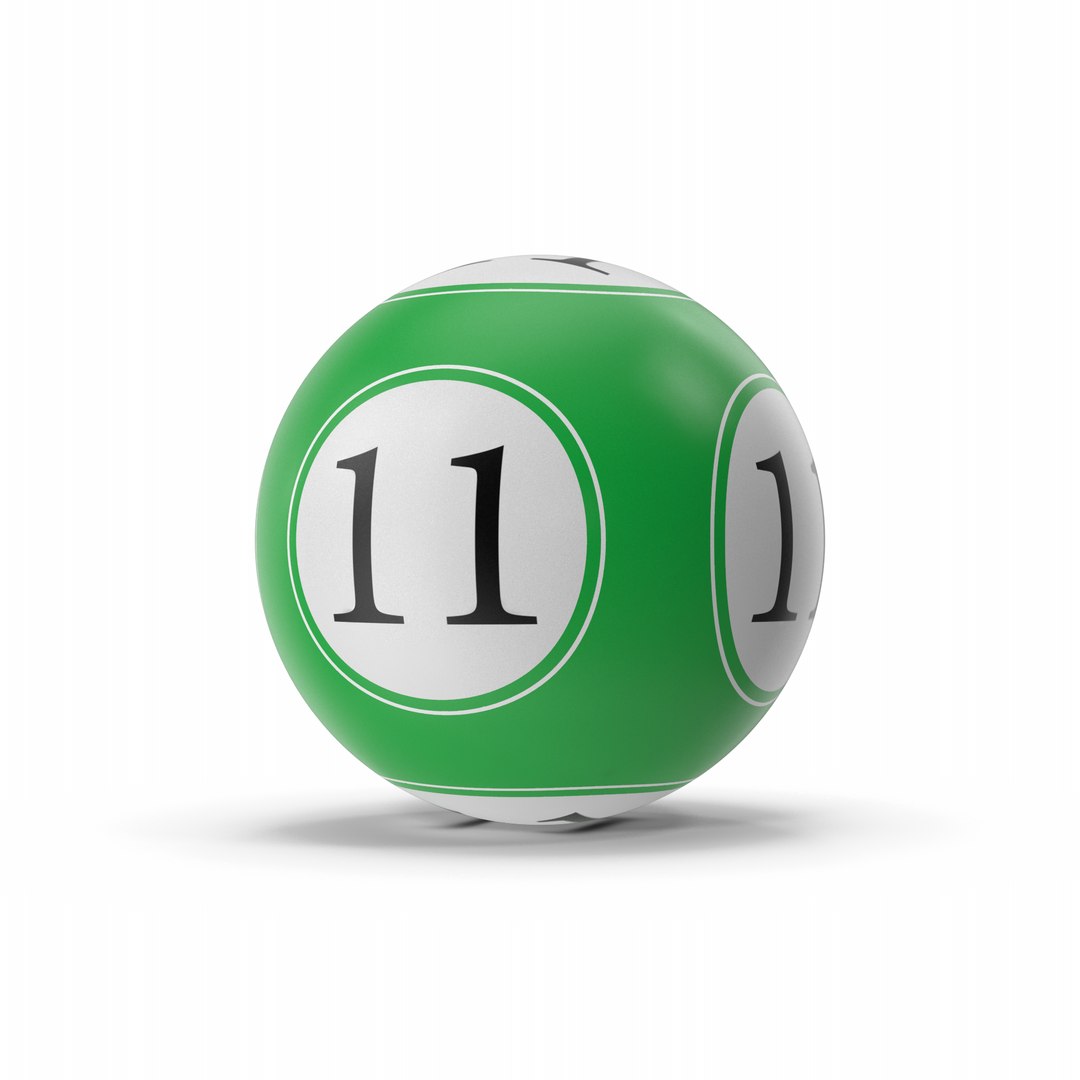 Bingo Ball 11 3D Model - TurboSquid 2323741