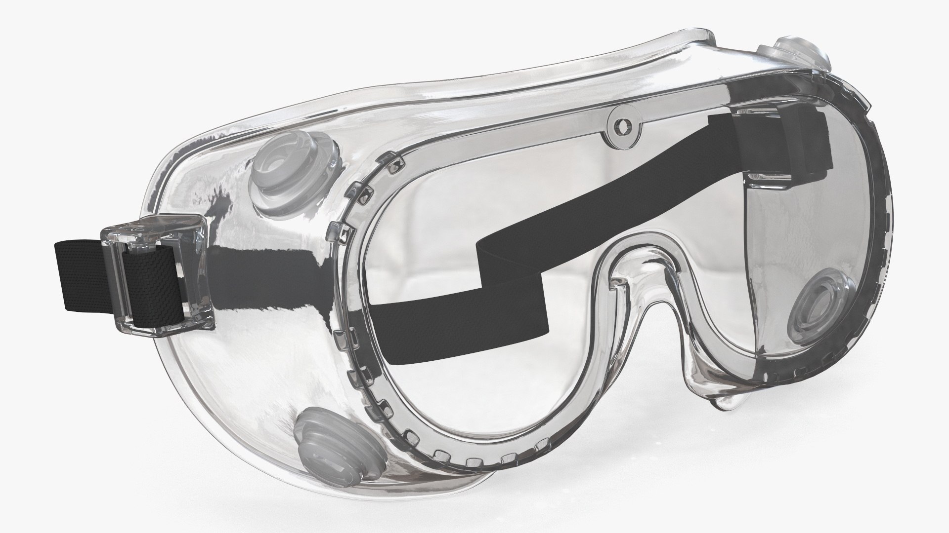 Sealed Eye Protection Goggles With Soft Frame 3D Model - TurboSquid 2507316