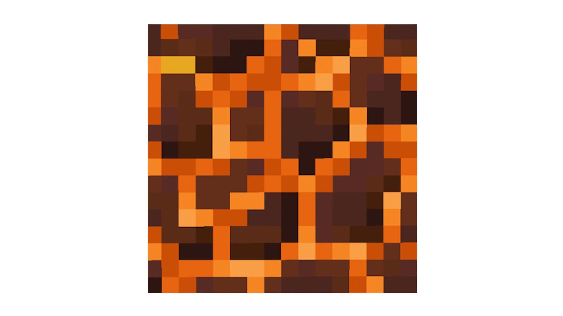 3D Model Minecraft Lava Rock - TurboSquid 2377330