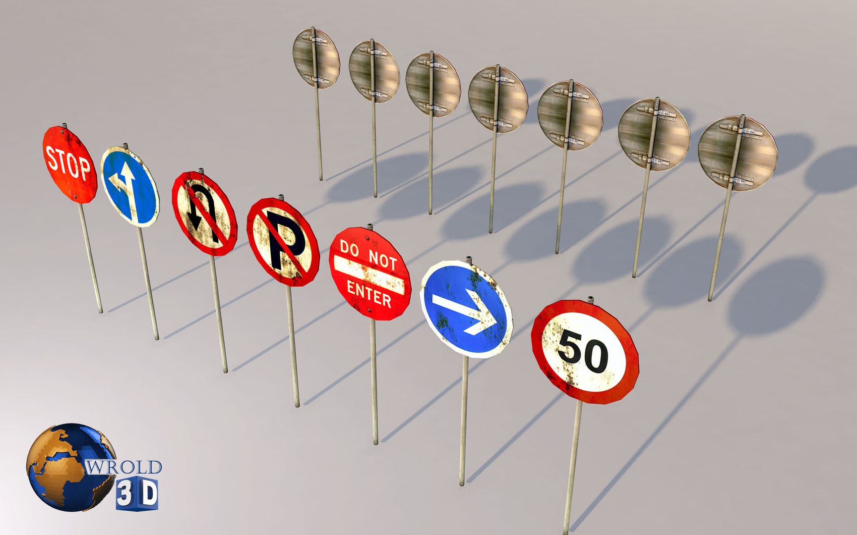 Road Traffic Sign Model - TurboSquid 1508811