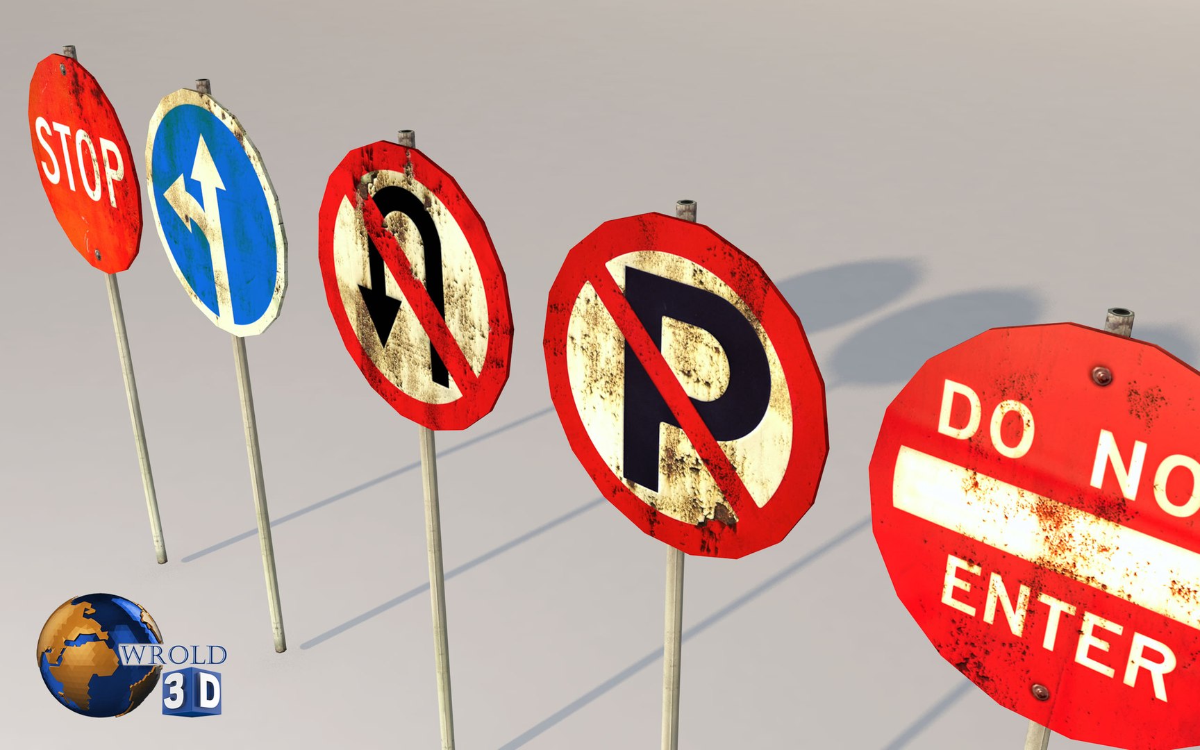 Road Traffic Sign Model - TurboSquid 1508811
