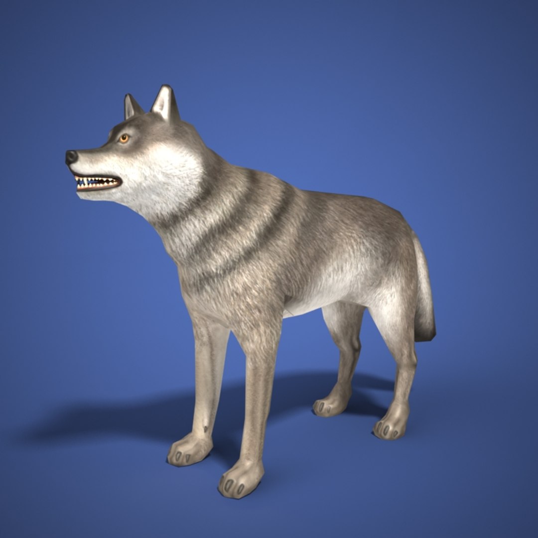 Real Time Wolf 3d Model