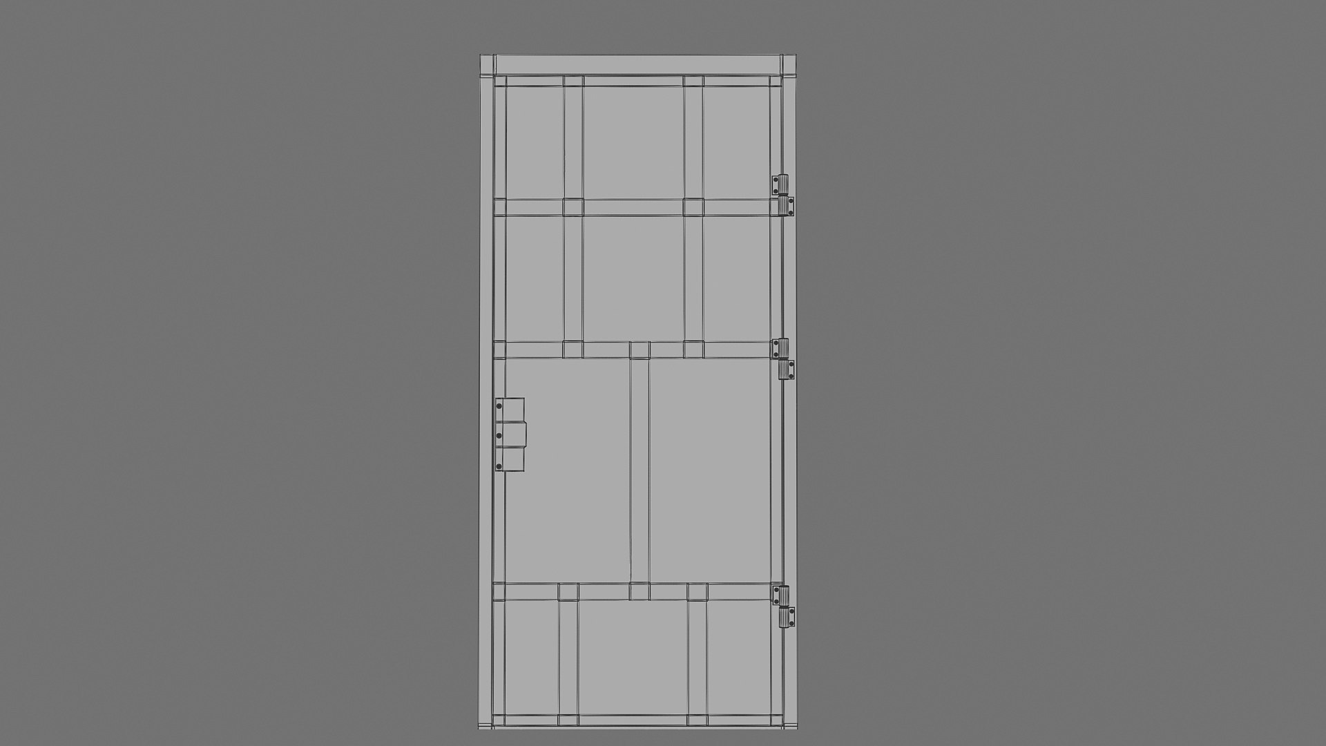 Metal Door 3D Model - TurboSquid 1268941