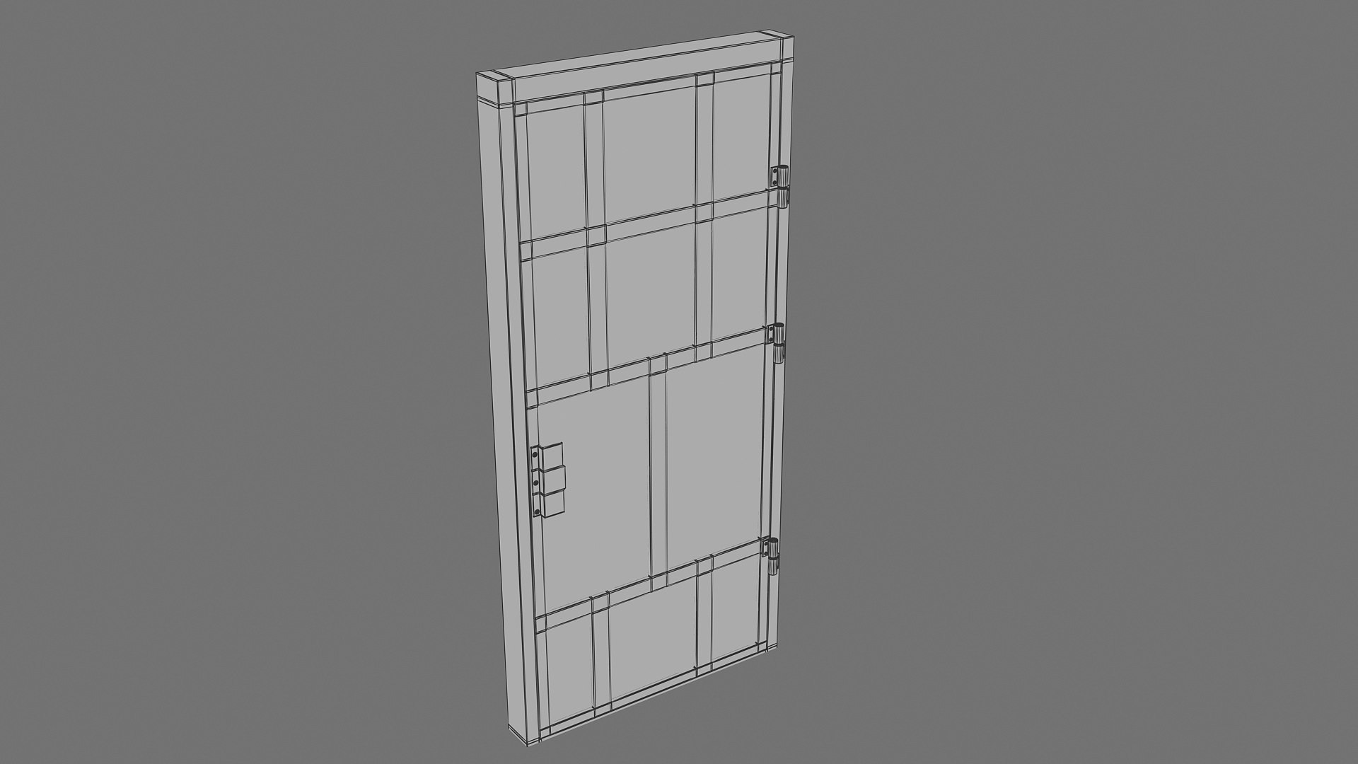 Metal Door 3D Model - TurboSquid 1268941